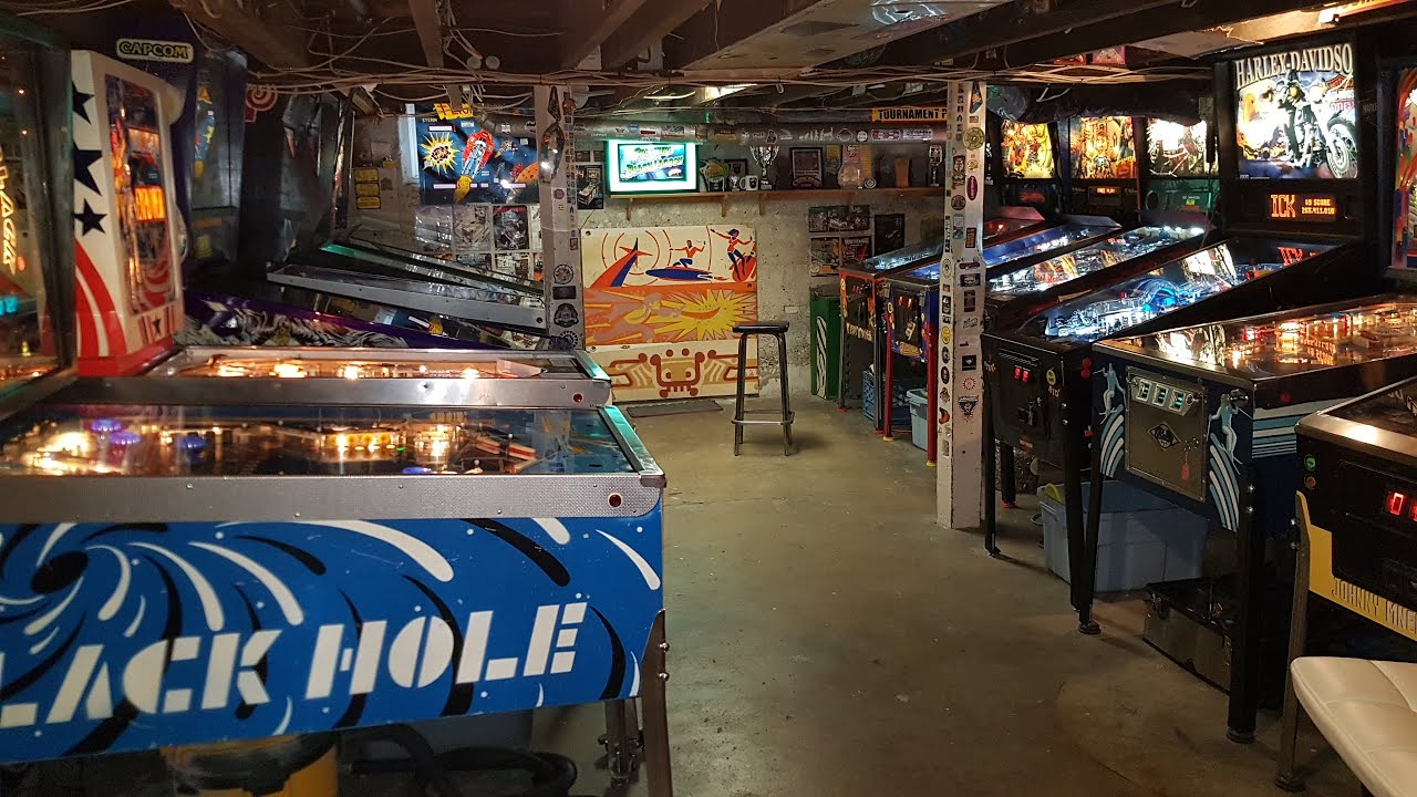 Updated Tour of My Games Room. See whats new in the pinball machine ...