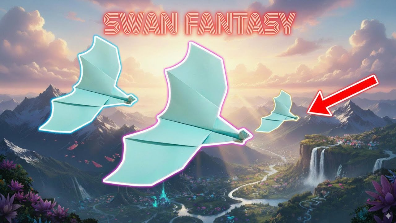 This Paper Plane’s SWAN FANTASY? The Amazing Paper Plane - YouTube
