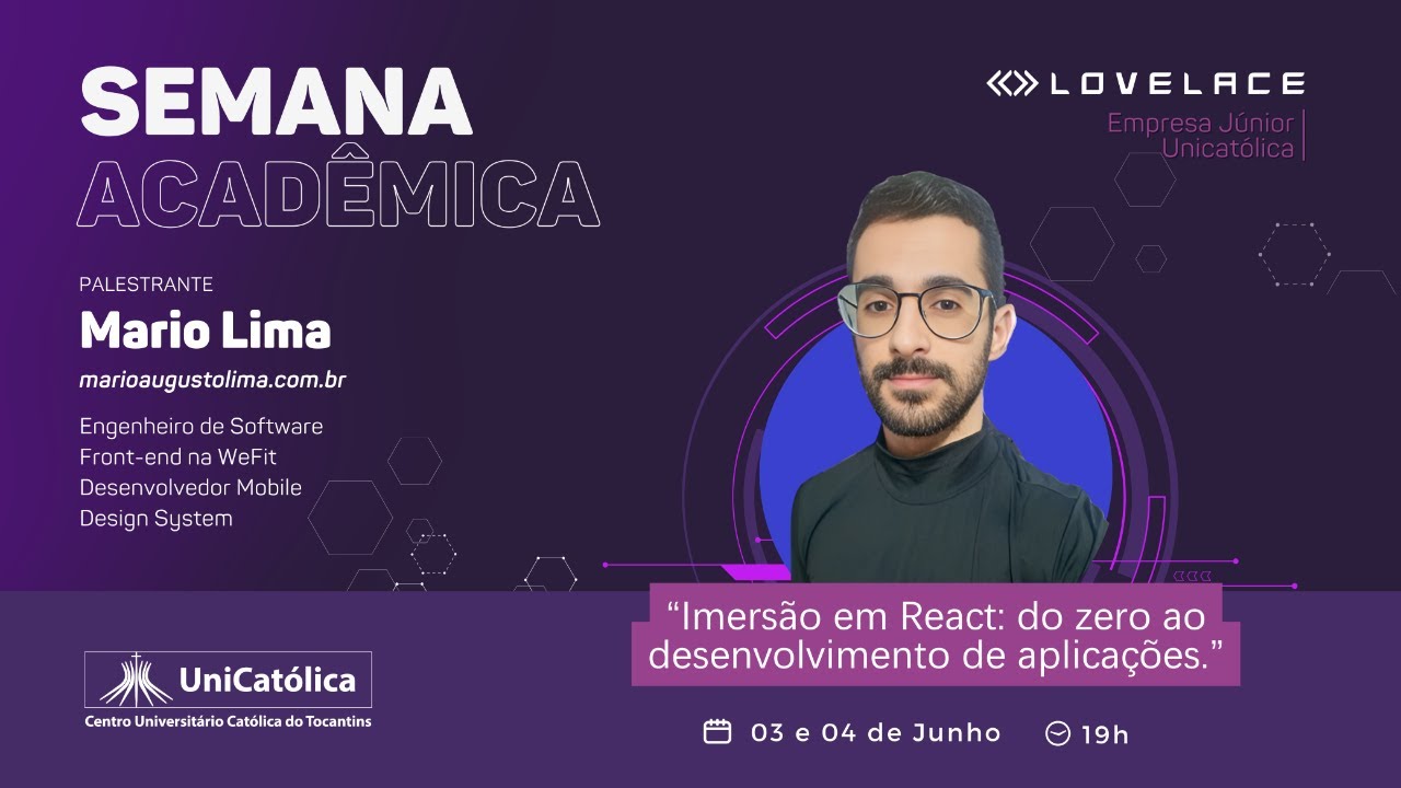 IMERSÃO EM REACT com MÁRIO LIMA (2/2) - SEMANA ACADÊMICA DE ENGENHARIA DE SOFTWARE - YouTube