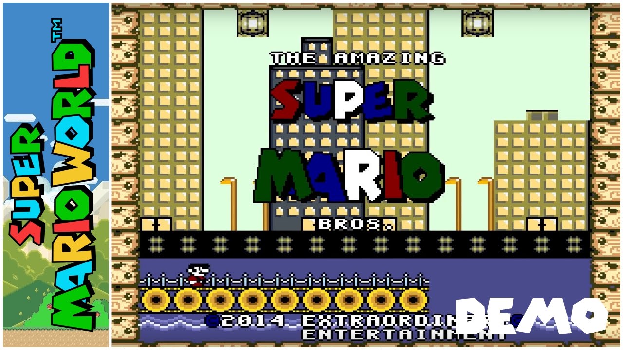 The Amazing Super Mario Bros. (Demo) (2014) | Super Mario World Hack ...