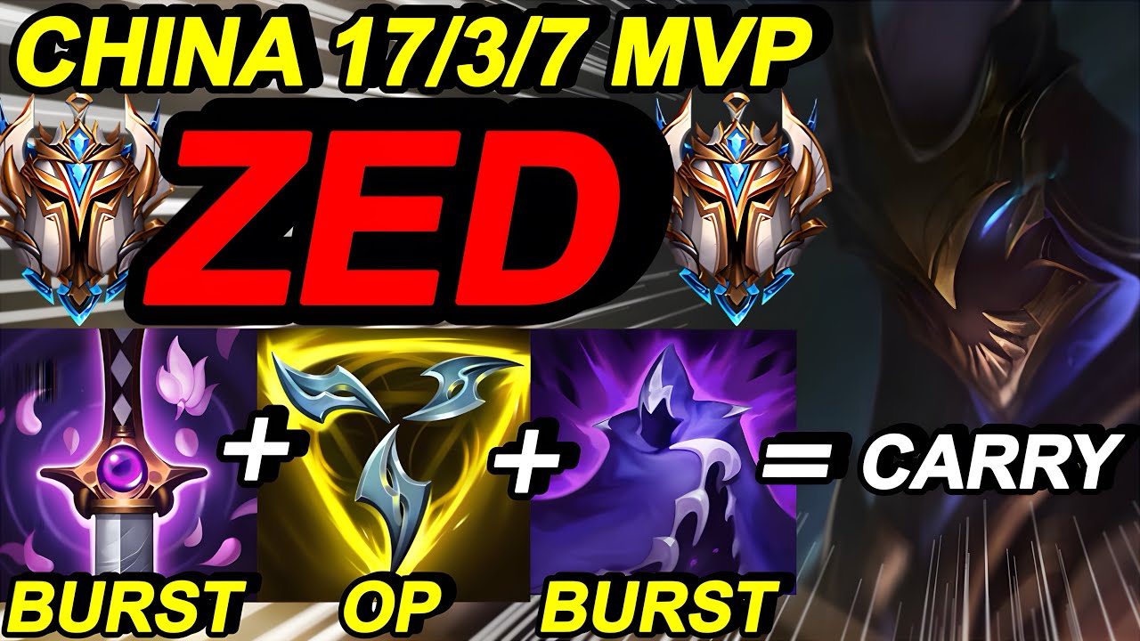 Wild Rift China Zed Jungle - Challenger Rank Gameplay - Best Build Rune ...