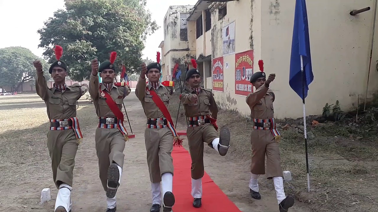 Ncc quarter guard parade - YouTube