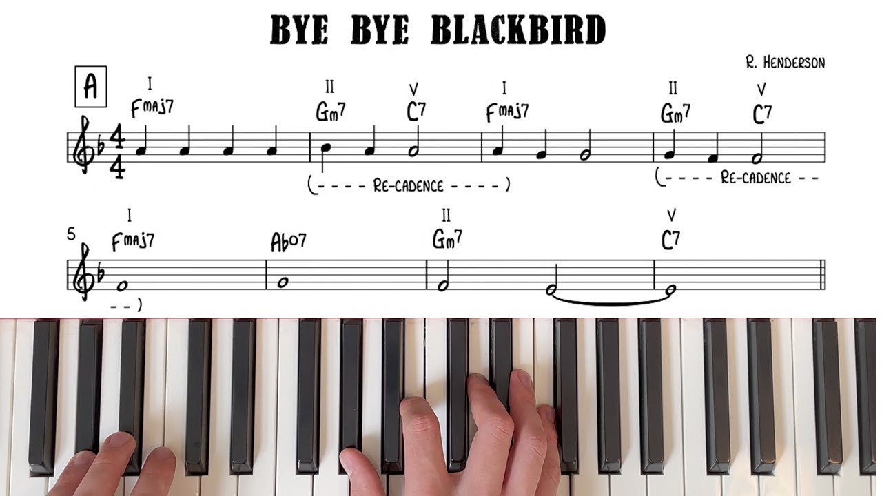 Bye Bye Blackbird Tutorial & Analysis | The Jazz Pursuit - YouTube