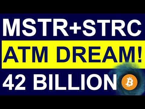 MSTR Stock: $42 BILLION ATM DREAM for MSTR & STRC! 21+21 Plan to Unleash Insane BTC Buying Pressure!