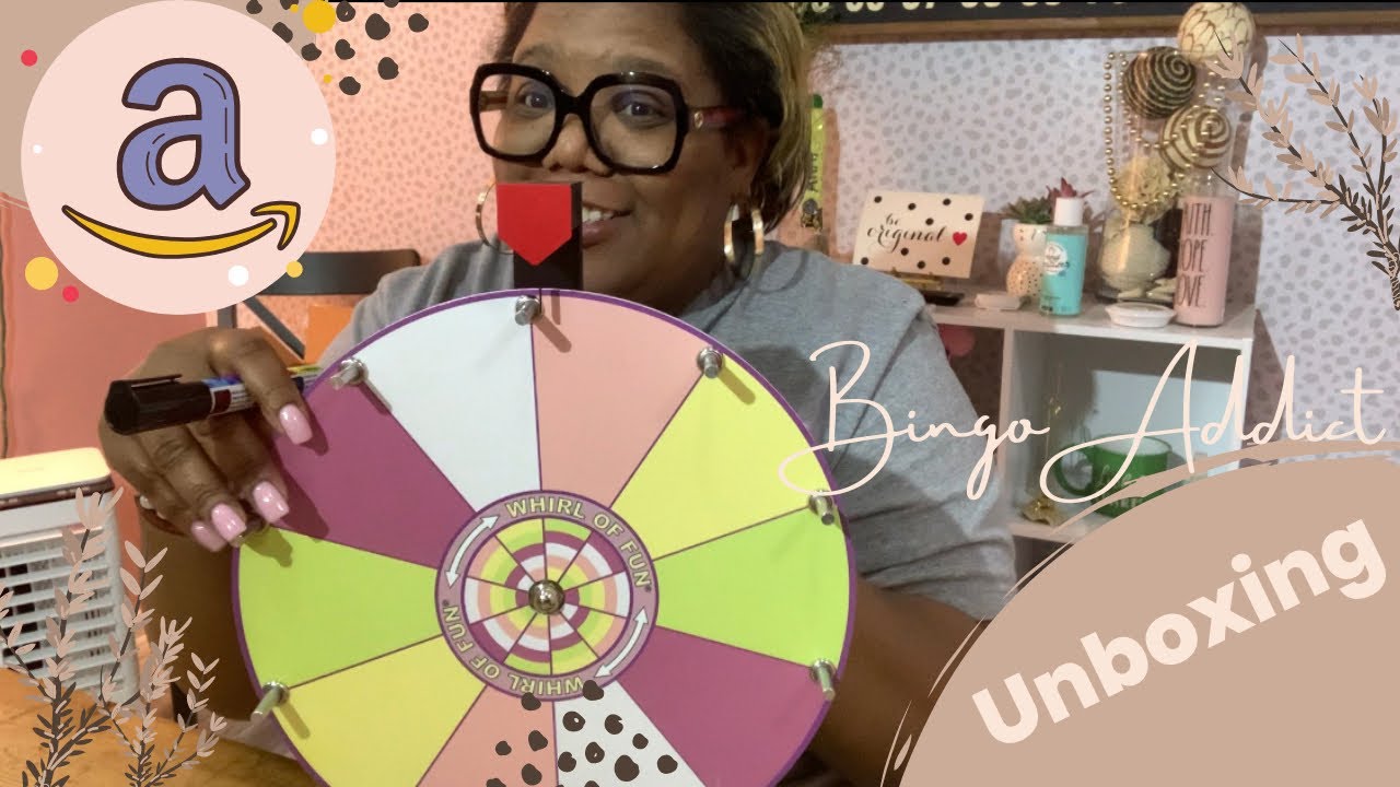Unboxing my Amazon Spin The Wheel - Whirl Of Fun 12 inch Prize Wheel ...