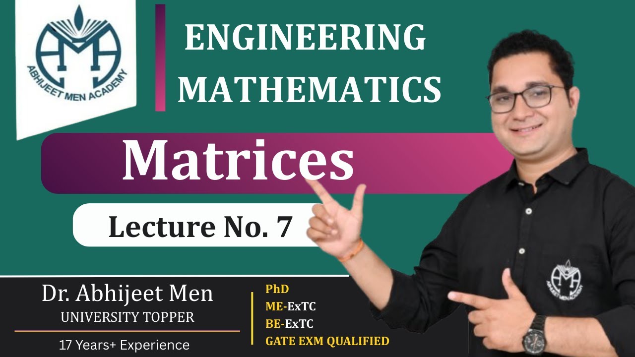 Matrices | Rank of a Matrix More Problem Practice | Engineering ...