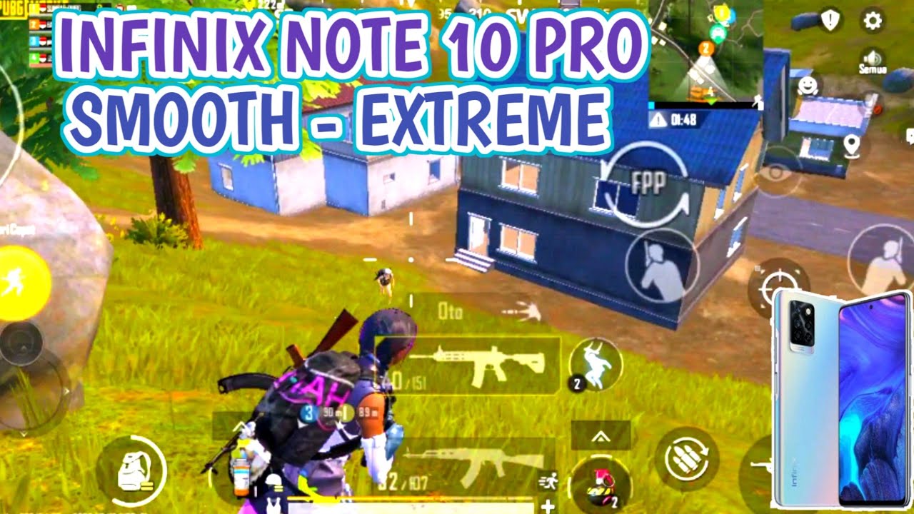 INFINIX NOTE 10 PRO 🔥|| TEST GRAFIS | SMOOTH - EXTRAME | PUBG MOBILE ...