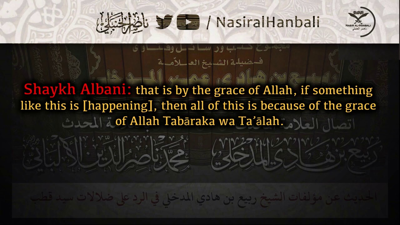 A Beautiful Dialogue Between Shaykh Albani & Shaykh Rabee al Madkhali ...