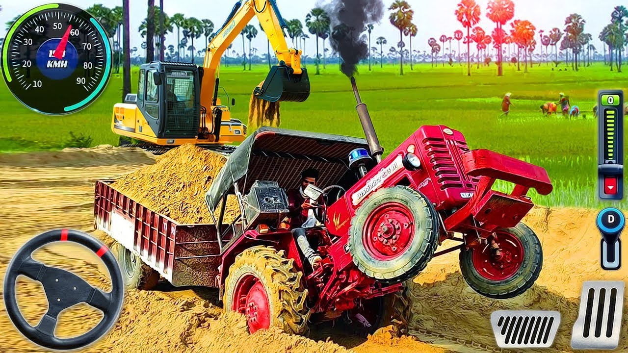 Tractor Simulator Farming Game - indian tractor wala game - tractor ...