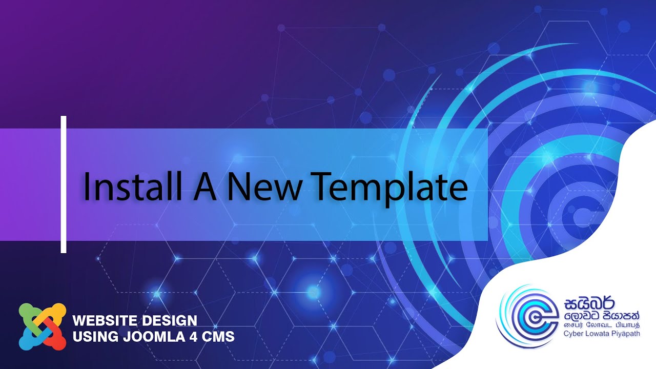 17.Installing a New Template and Replacement of modules - YouTube
