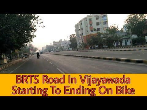 [Bike View] BRTS Road In Vijayawada Starting To Ending - YouTube