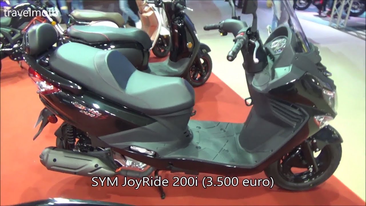 The SYM JoyRider 200i Scooter (2017) - YouTube
