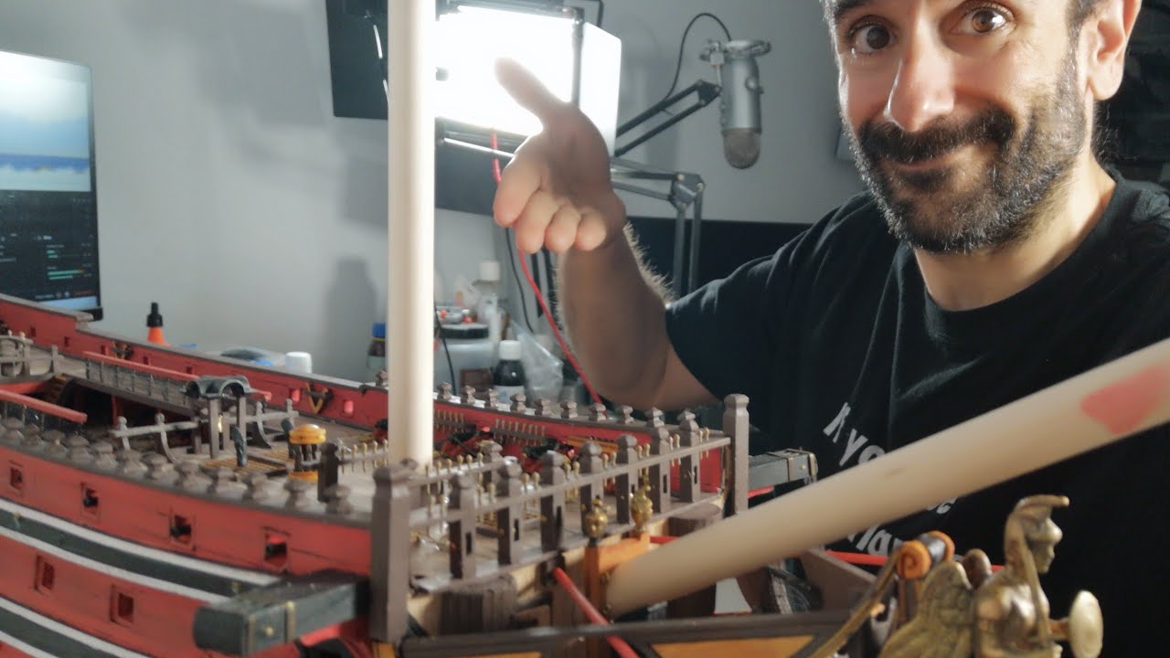 Navio de Linea Santisima Trinidad 1:84 de Artesania Latina Ep. 87 - YouTube