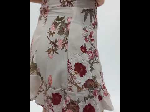 Etek Ucu Fırfır Detaylı Mini Boy Etek