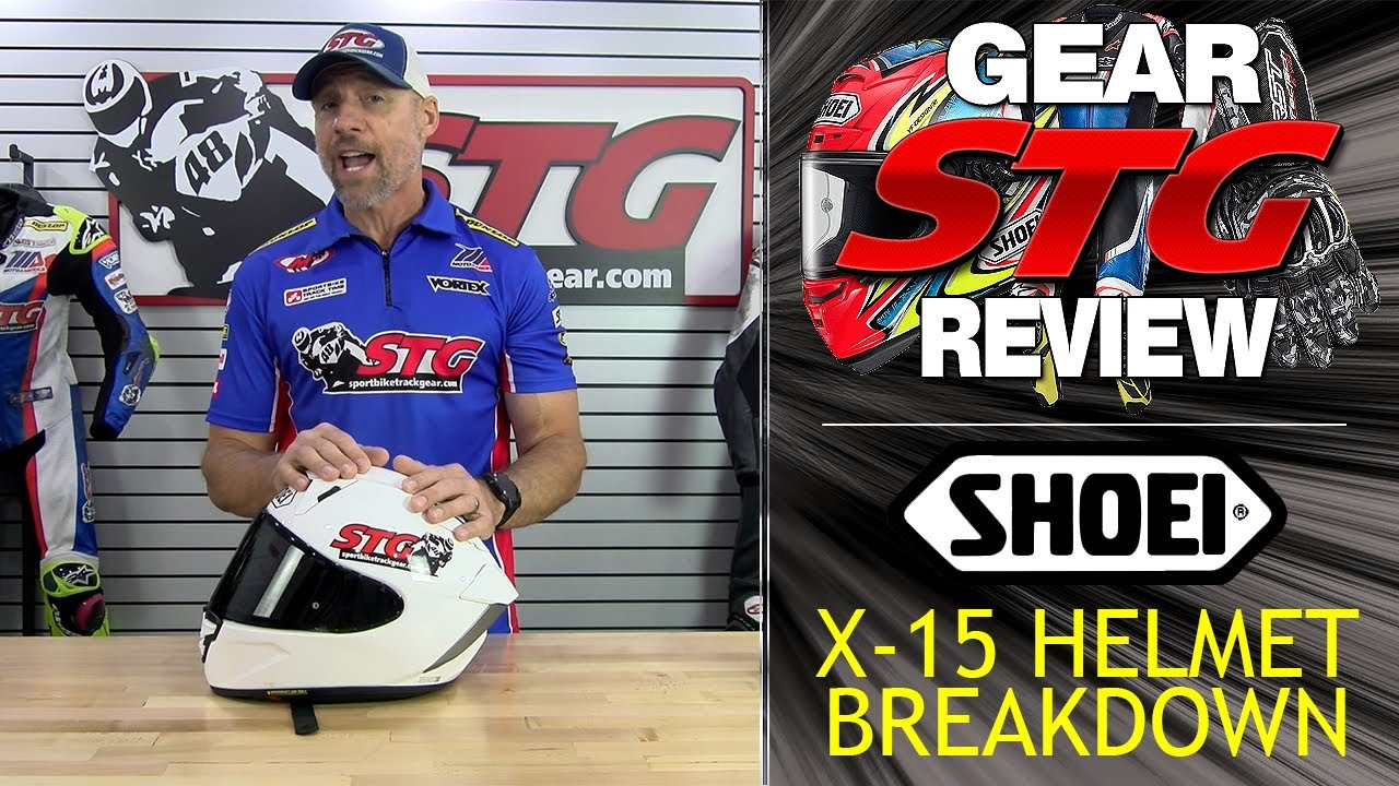 Shoei X-15 Helmet Review from SportbikeTrackGear.com - YouTube