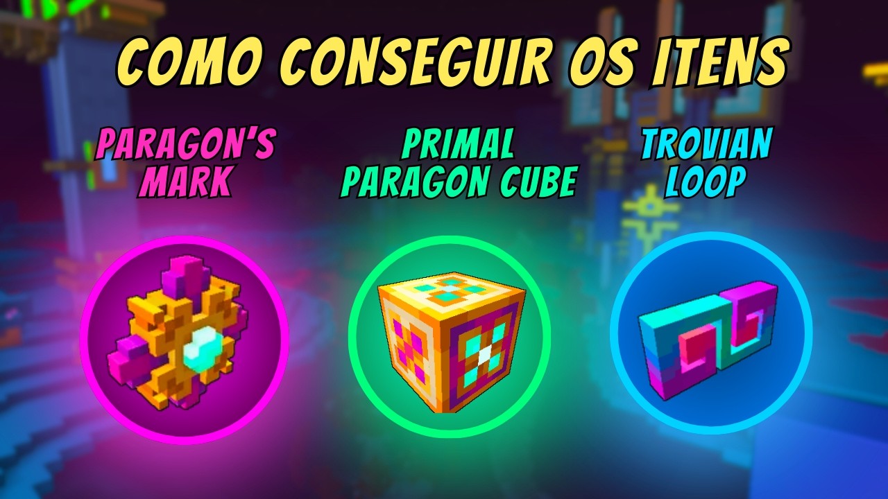 Como Farmar Paragon Mark, Trovian Loop e Primal Paragon Cube no Trove - YouTube