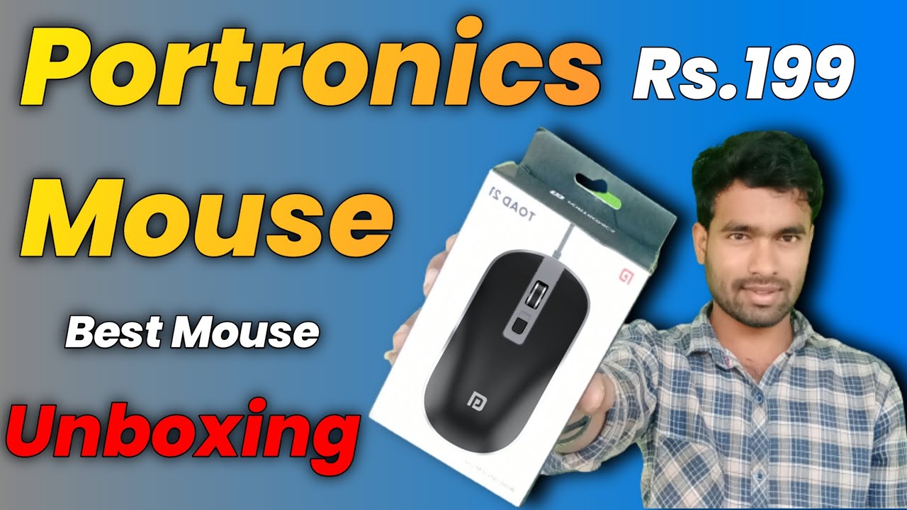 Best 200 Under Mouse || Portronics Mouse Unboxing and Review || Laxmi ...