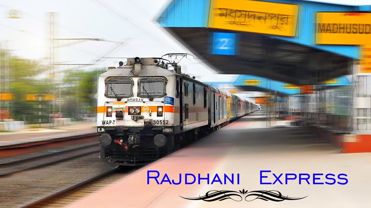 High Speed skipping 🔥 RAJDHANI Express + Howrah Darbhanga Express ...