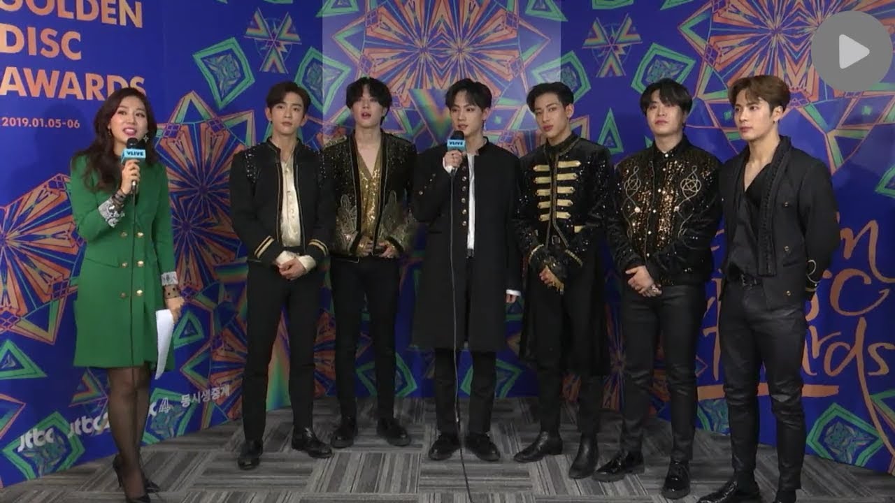 190106 GOT7 Backstage Interview @The 33rd Golden Disk Awards - YouTube