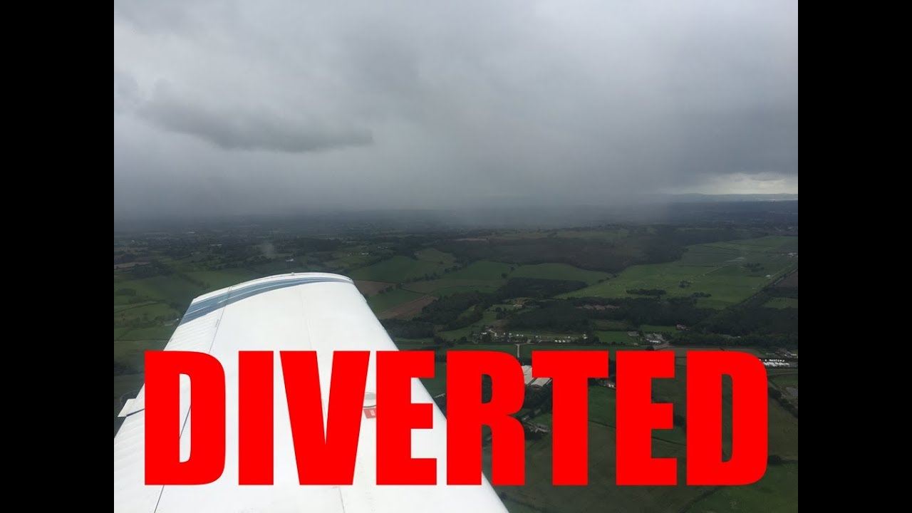 Bad Weather Diversion on PPL Qualifier - YouTube