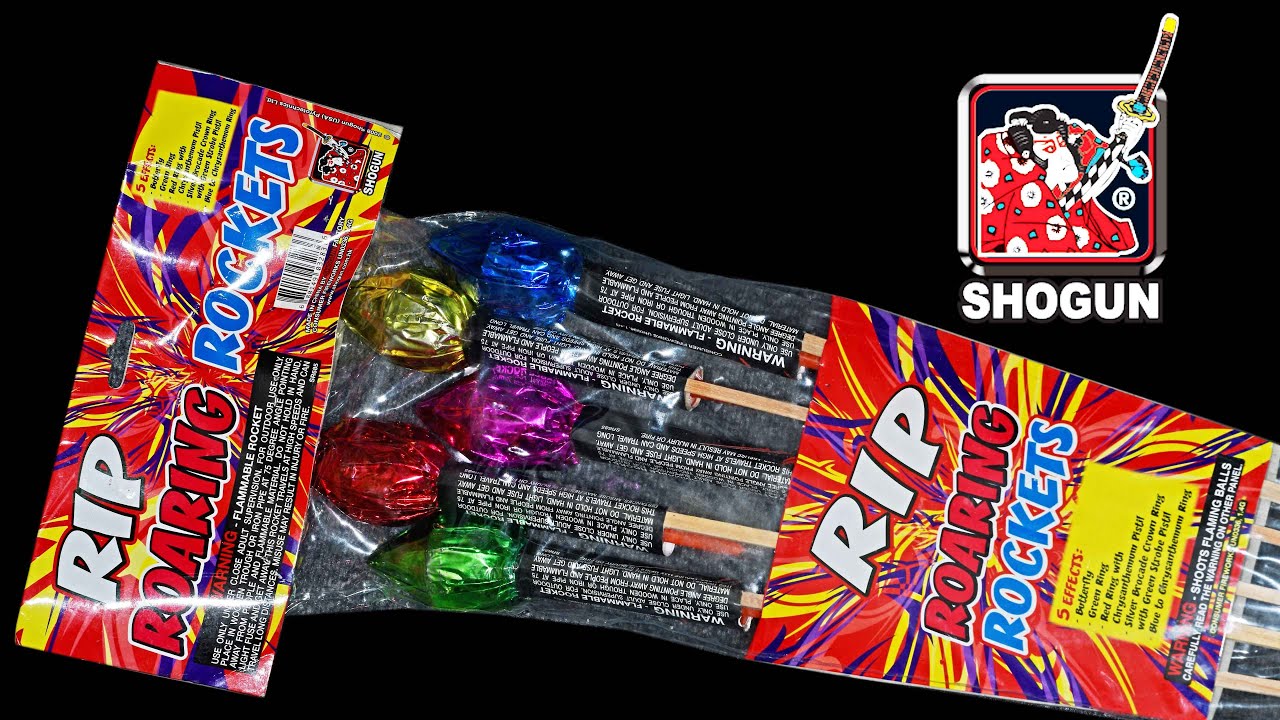 Rip Roaring Rockets - Shogun Fireworks - YouTube