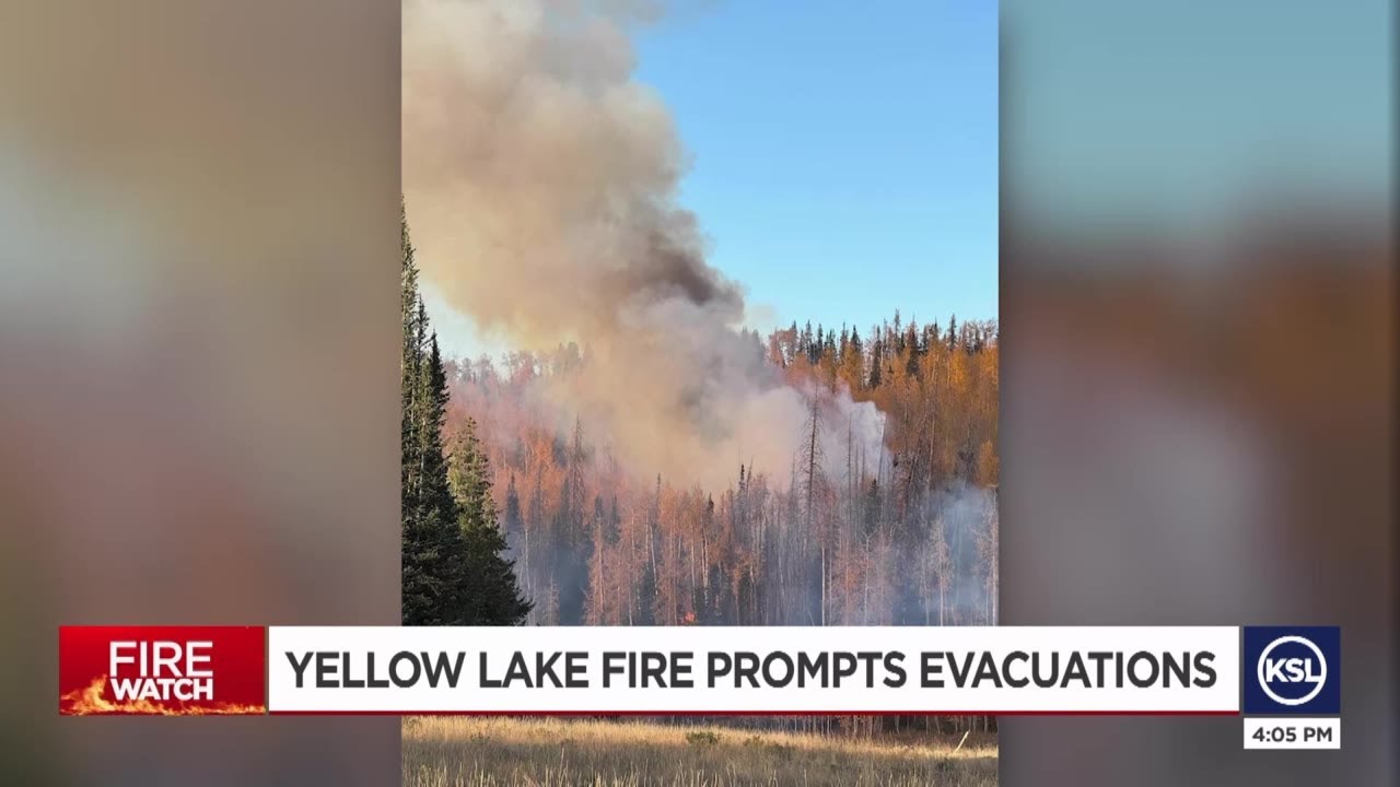 Yellow Lake Fire grows to 150 acres in Wasatch County; evacuations have ...
