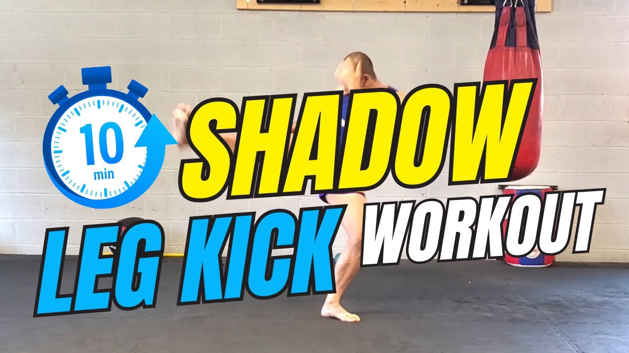 10 Minute - LOW KICK Shadow Box Combo WORKOUT! - YouTube