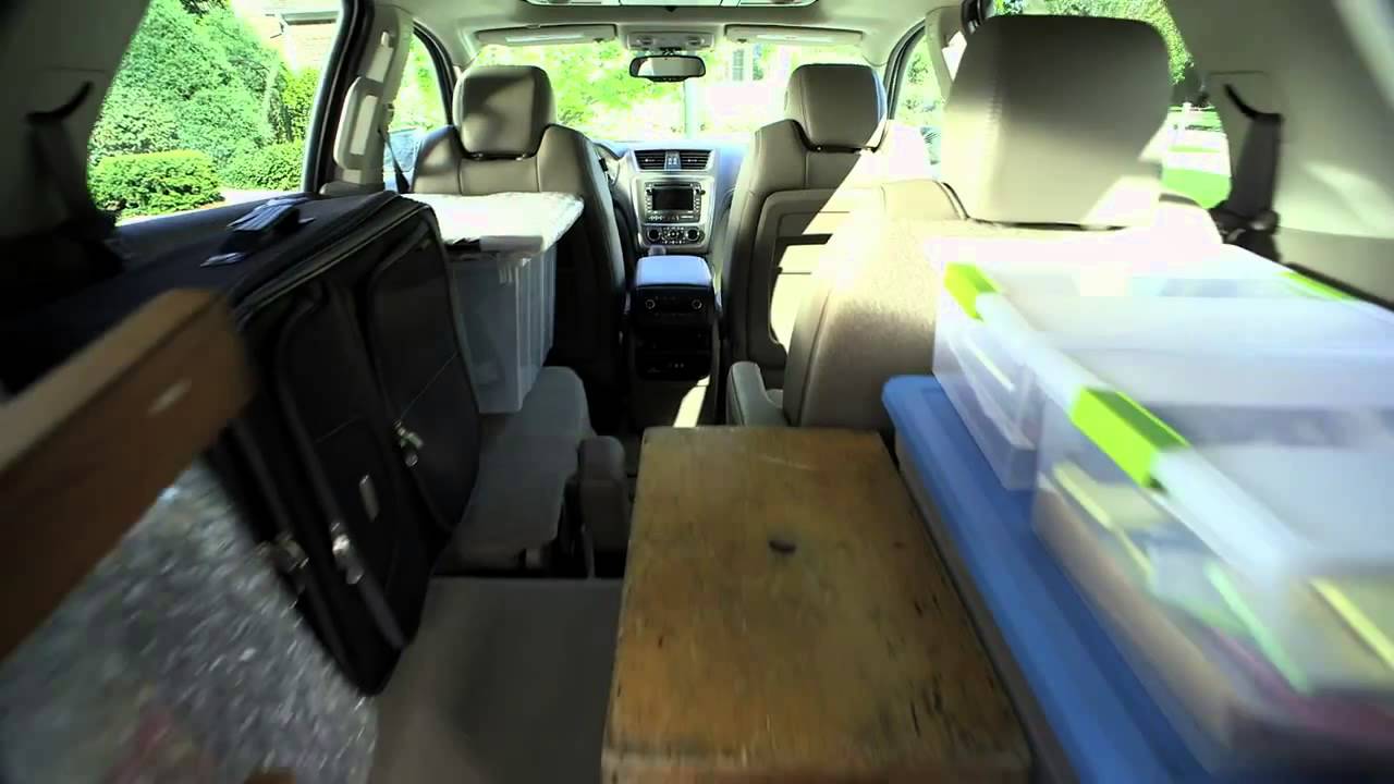 Interior SmartSlide Third Row Seating GMC Acadia - YouTube
