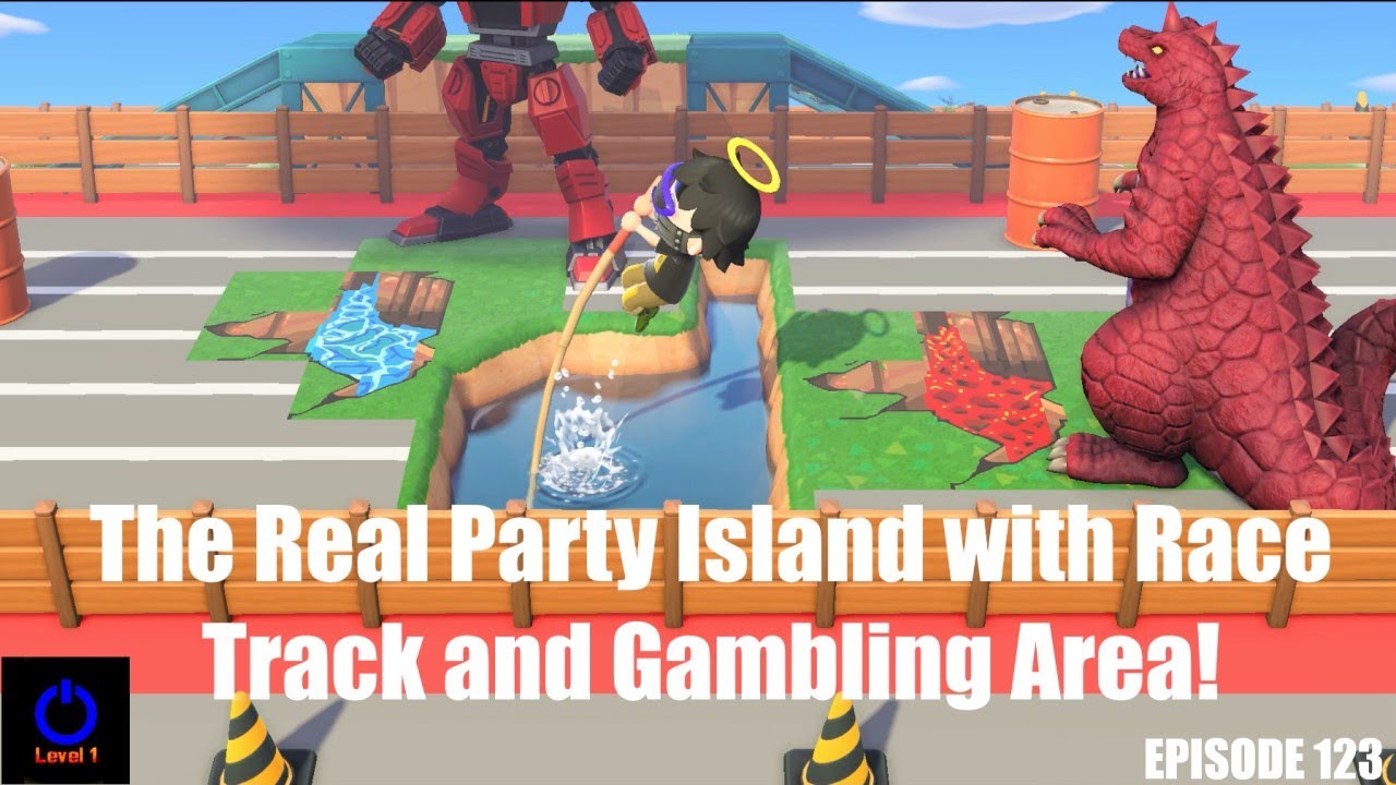 Animal Crossing: Preview of My Island with a Human Race Track and ...