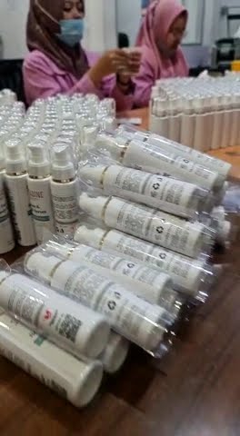 Semangat team produksi..sampai lembur2 untuk mengejar pemenuhan orderan member..ALN Citra ...