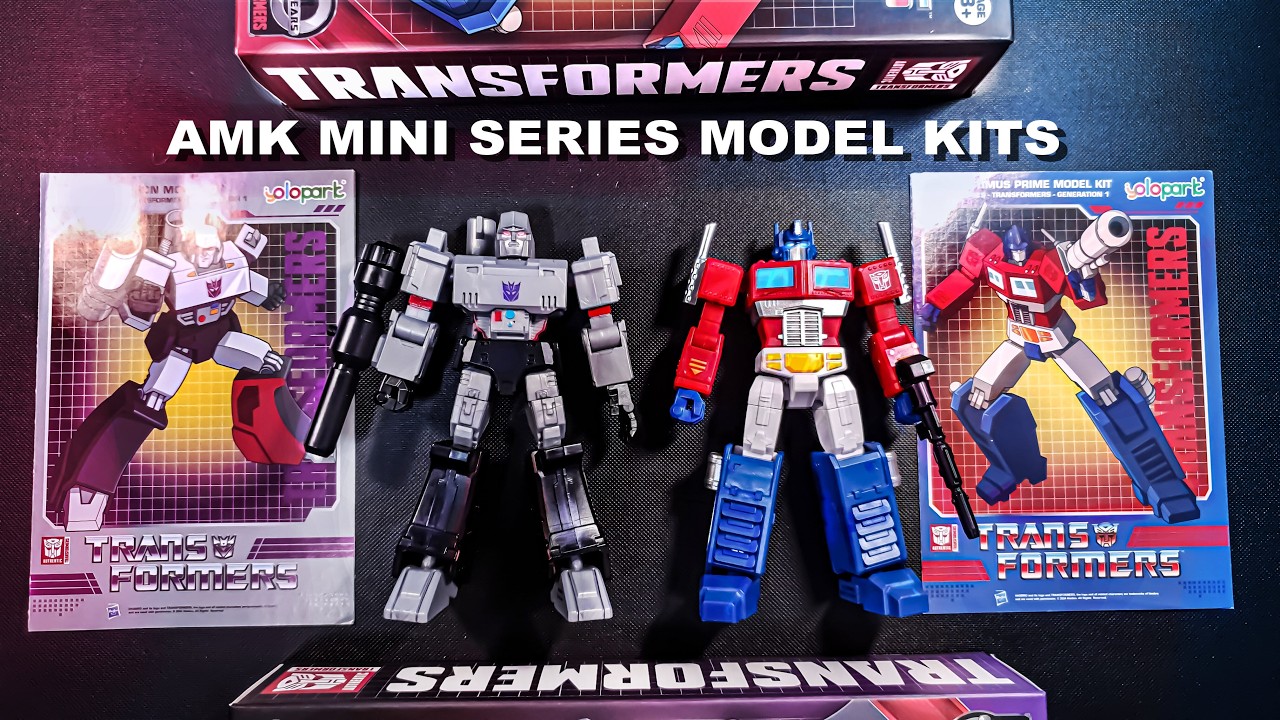 Yolopark #transformers Optimus Prime and Megatron AMK Mini Model Kits ...