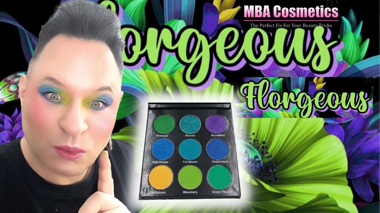 NEW 🚨 MBA COSMETICS 🚨 FLORGEOUS PALETTE - YouTube