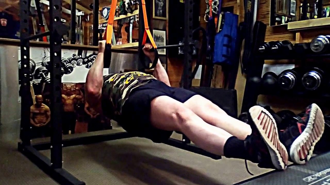 Horizontal pull-ups 24.8.17 - YouTube