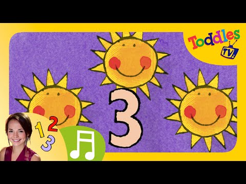 Counting | Number 3 | NUMBER RUMBLE | Toddles TV - YouTube