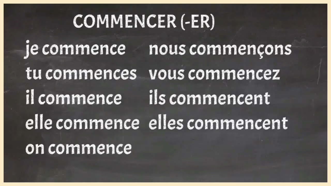 Commencer au présent - YouTube