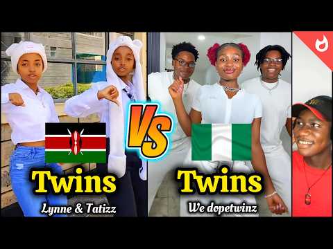 Viral Twins Dance Battle 🔥~ Tatizz & Lynne 🇰🇪 Vs We dopetwinz 🇳🇬 - Tiktok Dance Challenge | Who Won?