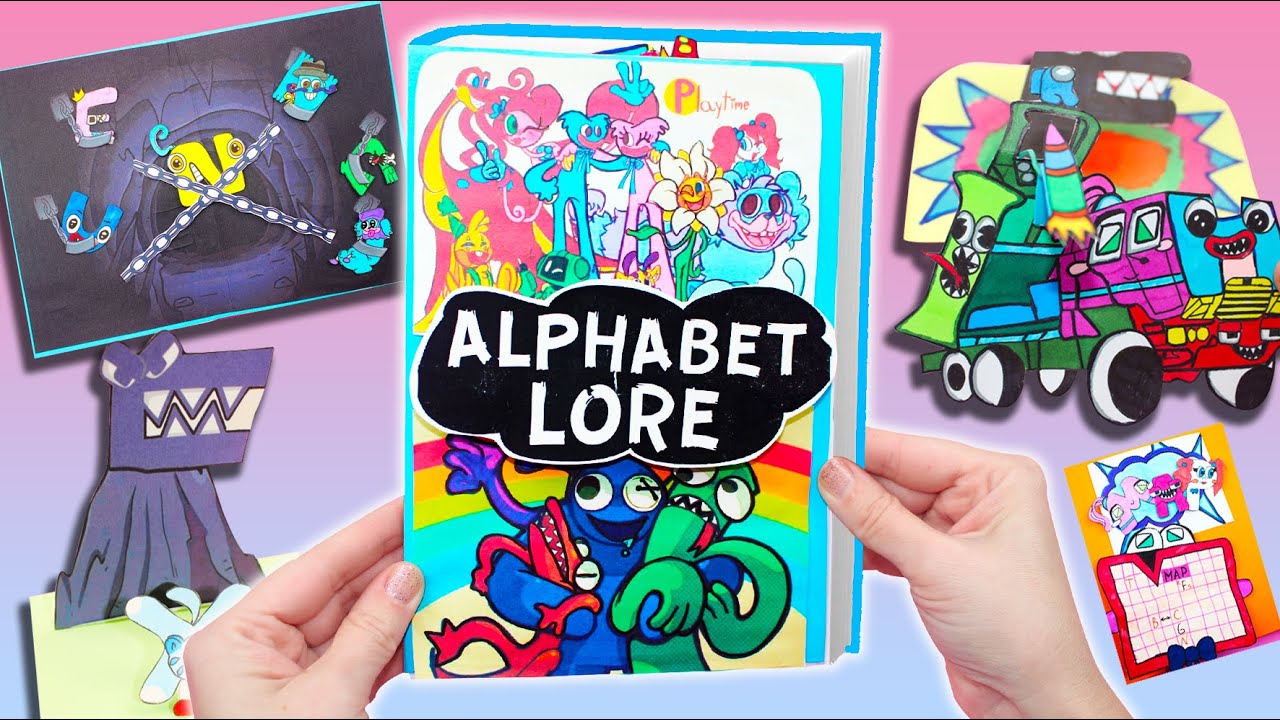 DIY NEW GAME BOOK CRAZIEST ALPHABET LORE 2 Continuation/ ALPHABET LORE ...