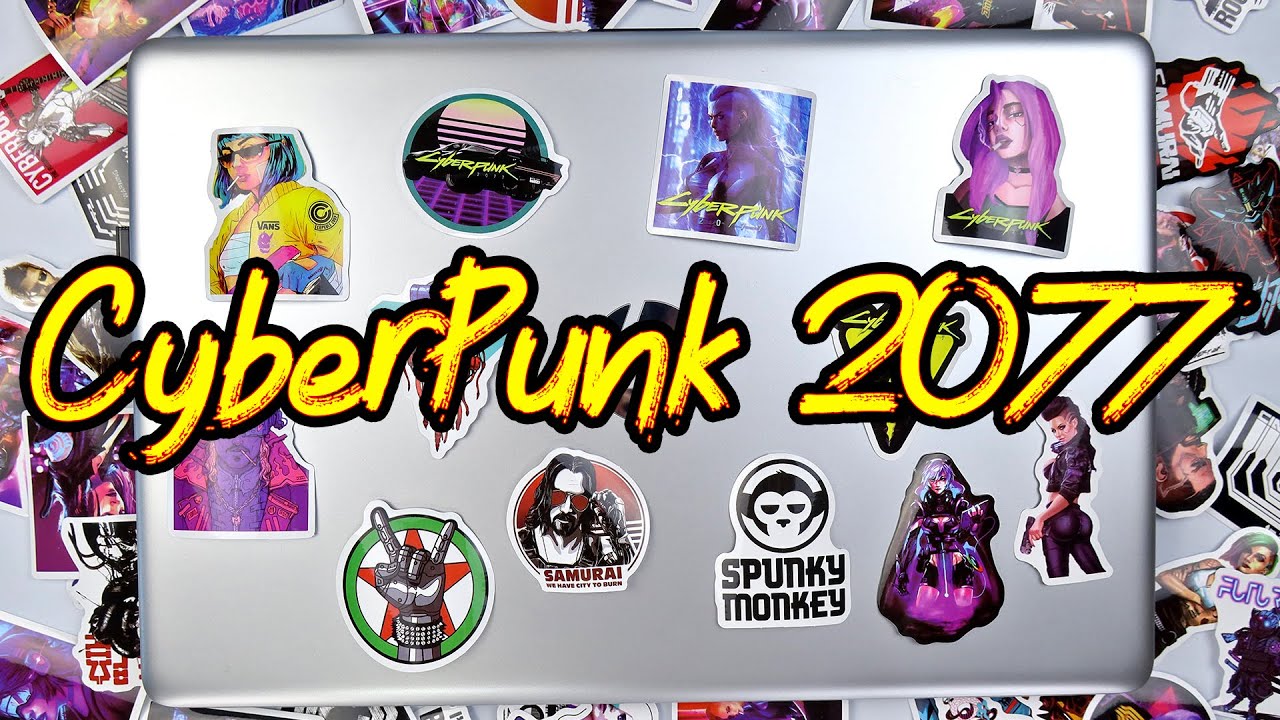 Sticker Bomb CyberPunk 2077 Stickers from Aliexpress - YouTube