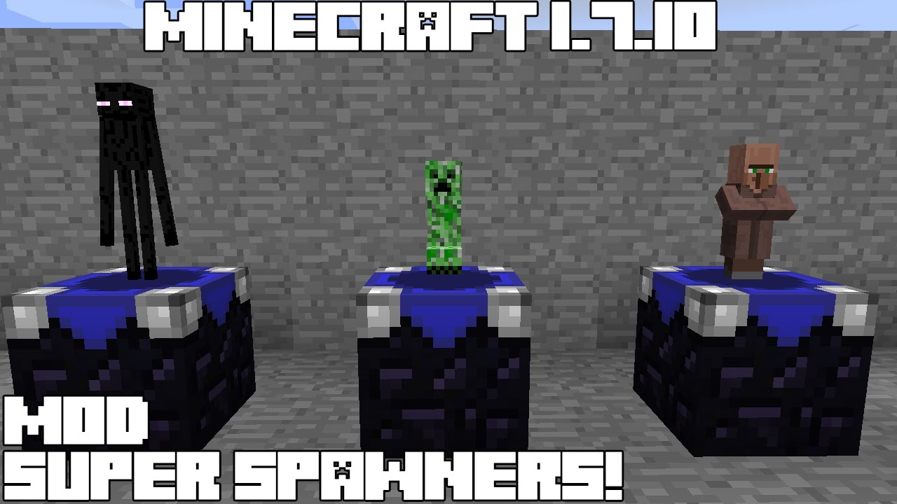 Minecraft 1.7.10 MOD SUPER SPAWNERS! Soul Exploitation Mod Review ...