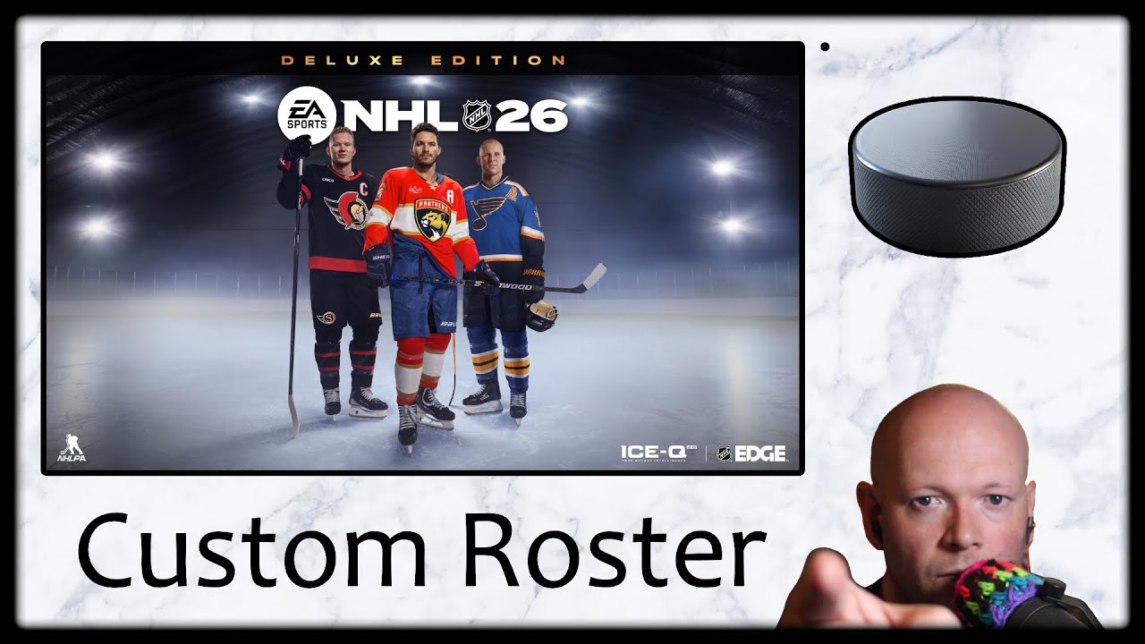 NHL 26 How To Create A Custom Roster And Edit Lines - YouTube
