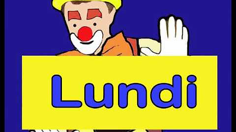 Les jours de la semaine - alain le lait (French days of the week) - YouTube