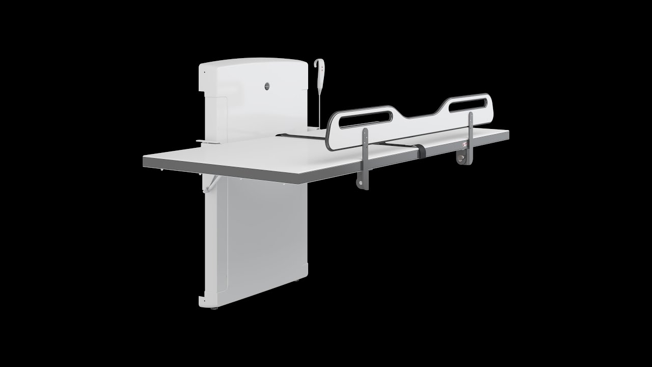 Pressalit 4000 Changing Table - YouTube