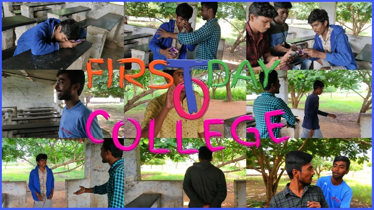 FIRST DAY TO COLLEGE Students Vs Teacher Short film || Funny short film ...