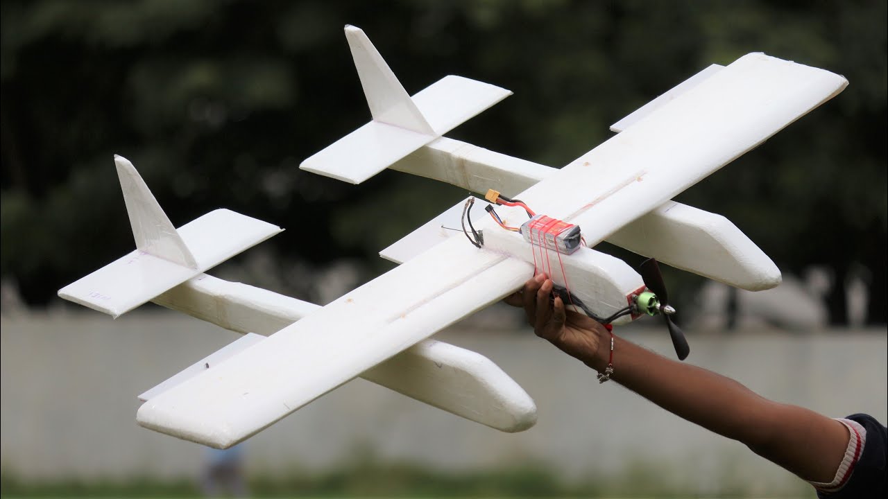 Aeroplane - How to make a Aeroplane | Double Body Airplane - YouTube