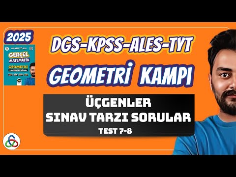 Üçgenler Soru Çözümü | 5.Video | DGS - KPSS - ALES - 9. SINIF - TYT - AYT  Geometri | 2025 |