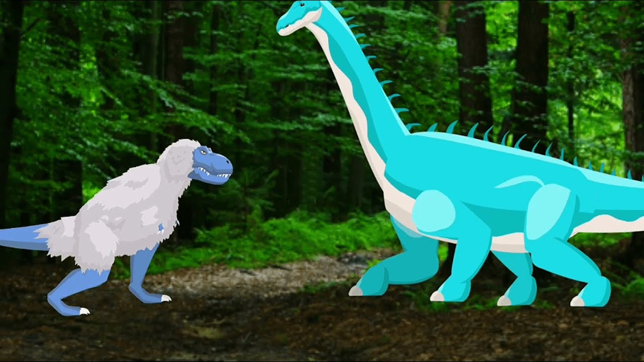 Trex vs Diplodocus - Fight Dinosaurs - YouTube