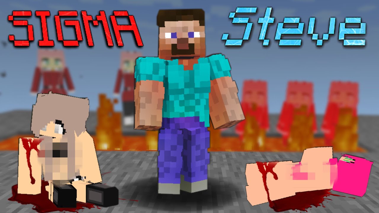 this is SIGMA Steve 🔥 sigma rules in minecraft - YouTube