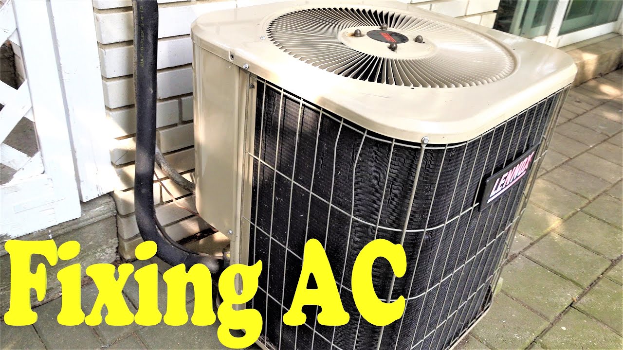 Fixing Air Conditioner by finding right Capacitor & Compressor ...