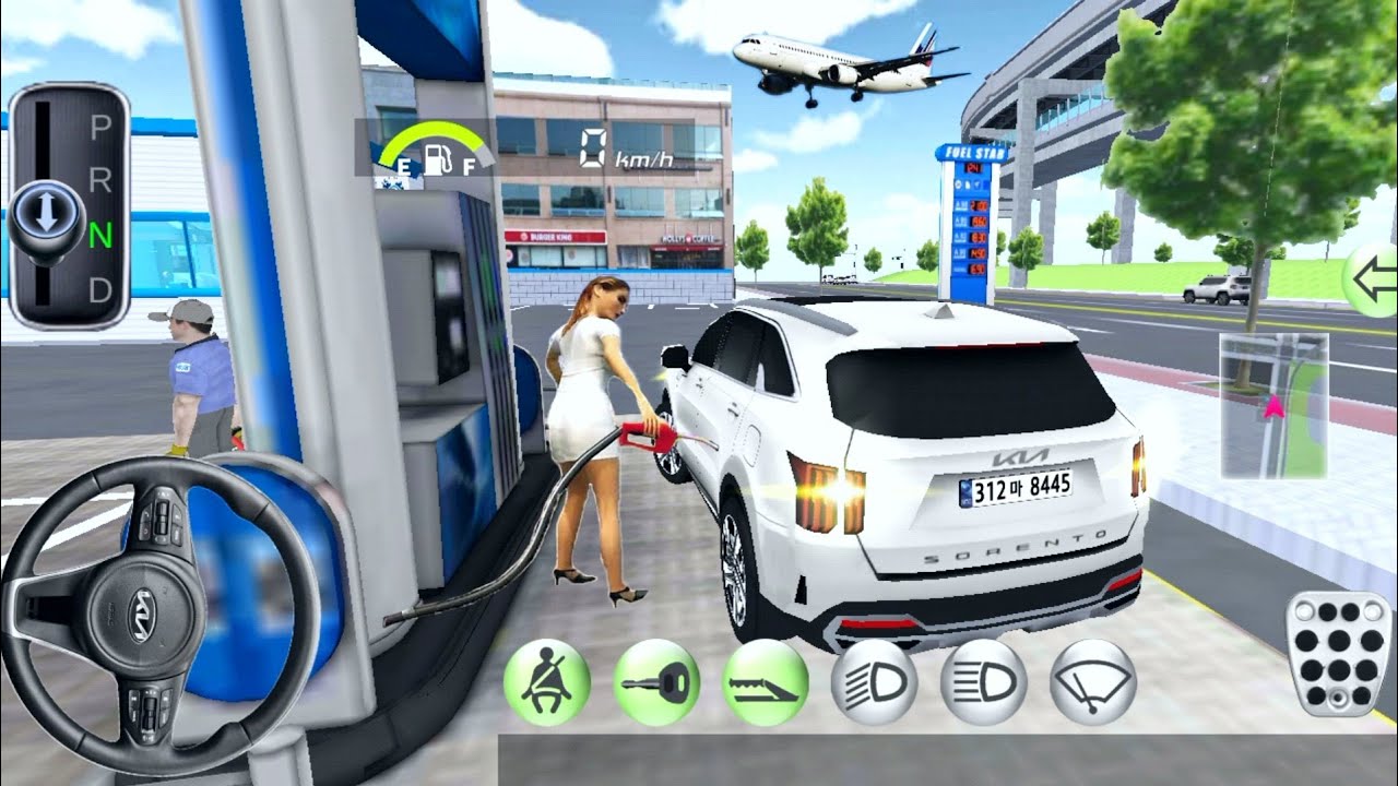3D Driving Class - Funny Car Games On Roads Come To Gas Station - Car ...