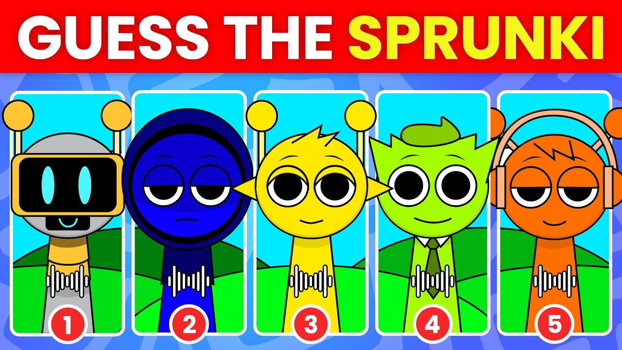 Guess The SPRUNKI by their voice - YouTube